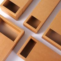 China Recycled Sliding Drawer Packaging Kraft Paper Box With Insert and Durable for Your for sale