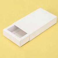 China Eco-Friendly Square Kraft Paper Packaging Drawer Sliding Gift Box for Branding Needs for sale