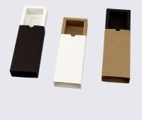 China Watch Custom Recycled Blank Jewelry Package Slide Drawer Kraft Paper Material Packaging Boxes for sale