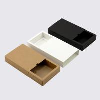 China Watch Custom Recycled Blank Jewelry Package Slide Drawer Kraft Paper Material Packaging Boxes for sale