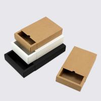 China Watch Custom Recycled Blank Jewelry Package Slide Drawer Kraft Paper Material Packaging Boxes for sale