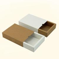 China Watch Custom Recycled Blank Jewelry Package Slide Drawer Kraft Paper Material Packaging Boxes for sale