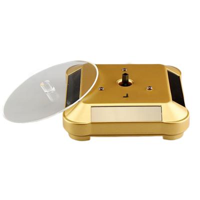 China 360° Solar Powered Turntable Display Stand with AA Battery Backup - XRF-038 Model in 4 Colors for sale