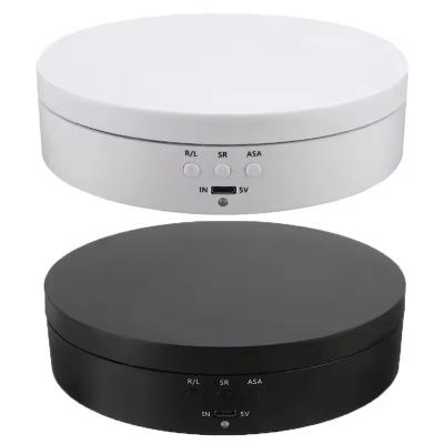China Multifunctional Electric Rotating Display Stand 13.8×13.8×3.5cm with 2-6 RPM Speed and 2-4kg Load Capacity for sale