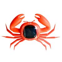 China Solar Powered Crab Toy 102x62x24mm Educational Marine Animal with Solar Energy Technology XRF-054 for sale