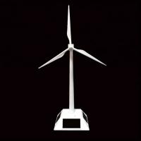 China DIY Solar Powered Wind Turbine Toy & Display Platform - 17x11x15cm Solar Energy Educational Model for sale