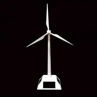 China DIY Solar Powered Wind Turbine Toy & Display Platform - 17x11x15cm Solar Energy Educational Model for sale