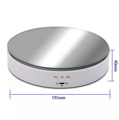 China Intelligent Automatic Rotating Display Stand with Mirror Face 19.5x19.5cm 1-2 RPM Speed 10kg Load Capacity for sale