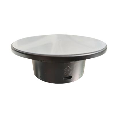 China Small LED Lighted Turntable Display Stand 10.9cm with 2kg Load Capacity and Dual-Speed Rotation for Retail Stores for sale