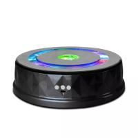 China 23cm Electric LED Rotating Display Stand with 360 Degree Turntable and USB/Battery Power Options for sale