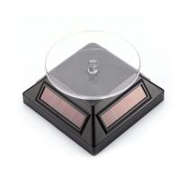 China XRF-035 Solar Powered Rotating Display Stand 10×10×5.2cm with 300g Capacity for Cosmetics for sale