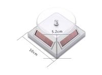 China XRF-035 Solar Powered Rotating Display Stand for Small Objects 300g Capacity 10×10×5.2cm for sale
