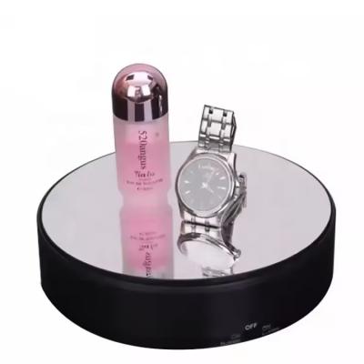China OEM 360 Degree Electric Rotating Turntable Display Stand 18×18×4cm for Mobile Phone Accessories and Cosmetics for sale