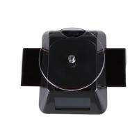 China 90mm Acrylic Solar Powered Display Turntable with 140g Weight and Logo Customization for Retail for sale