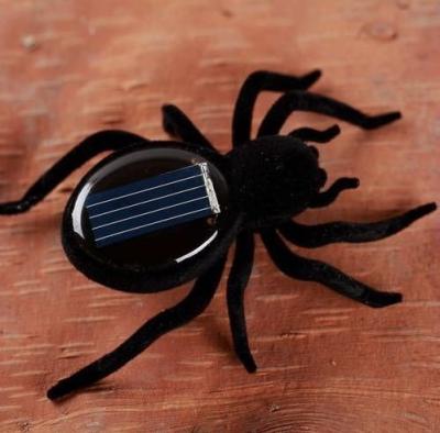 China Solar Spider Toy 90x60mm Solar Powered Eco-Friendly Educational Insect Toy with CE RoHS Certification for sale