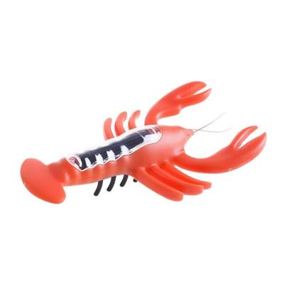 China XRF Solar Lobster Educational Toy 100x58x28mm Orange ABS Solar Powered STEM Learning Kit for sale