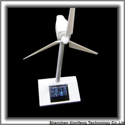 China ABS Desktop Solar Wind Turbine Model 170x110x150mm Educational Renewable Energy Toy Office Decoration for sale