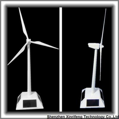 China Patented Solar Powered Windmill Toy with 250mm Blade Radius and 110mm Base - Educational DIY Renewable Energy Model for sale