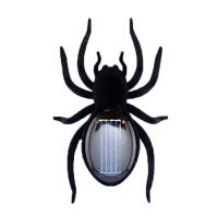 China ABS Material Black Solar Toy Solar Spider Plush Insect Novelty & Gag Toys Educational Games for Kids for sale