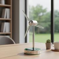China Garden DIY Solar Powered Wind Turbine Toy Desk Decoratrion Toys for sale