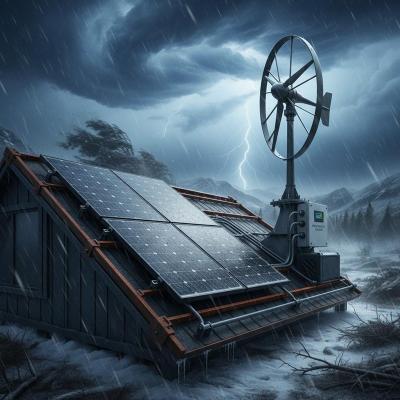 China Robust Home Solar And Wind Power Systems Built to Withstand Harsh Weather Conditions Ensuring Residential Energy Supply for sale