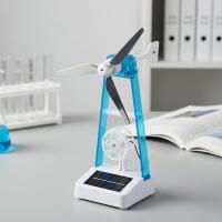China Portable Solar Windmill Toy Featuring Lightweight Construction Suitable for Science Experiments and Kids Learning for sale
