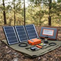 China Lightweight Emergency Solar Power Kit Quick Deployment Perfect for Camping Hiking Remote Work and Emergency Backup Power for sale