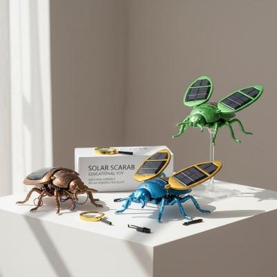 China Solar Energy Kids Toys 2023 New Arrivals Solar Powered Novelty Toy 2023 Solar Scarab Educational Toys for sale