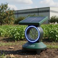 China Solar Insect Catcher Solar Powered Insect Trap Designed for Pest Management in Farms Gardens and Warehouses Eco Friendly for sale
