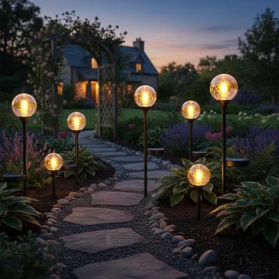 China Yard Lighting Outdoor Solar Powered Decorative Solar Garden Lights Waterproof Landscape Lighting for Pathways and Garden for sale