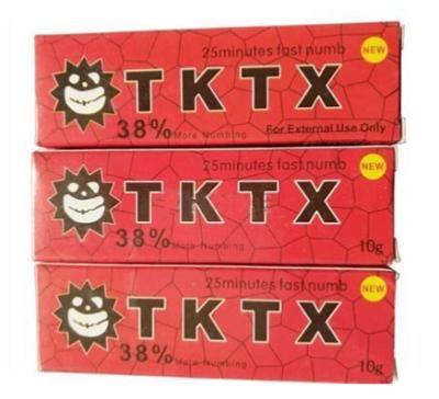 China New Tktx 38% Numb Anesthetic Cream 10g No Pain Fast Numbness Cream for sale