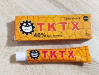 China Yellow TKTX40% Painless Numbing Cream For Micro Needle Painless Tattoo Cream for sale