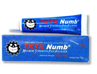 China Blue 10gsm Painkiller Cream TKTX Safe Numbing Cream For Permanent Eyeliner for sale
