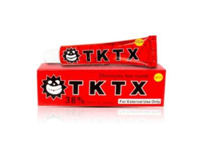China TKTX 38% Eyeliner Numbing Cream 10g Topical Tattoo Pain Cream for sale