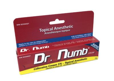 China Dr. Numb Tattoo Pain Killer Cream 30gsm Strongest Tattoo Numbing Cream for sale