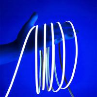 China 100lm/w DC 12V24V 8mm 320leds Blue Flexible COB Led Strip Light for Cabinet Bedroom Kitchen Lighting Decoration for sale
