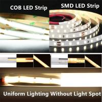 China 480Leds 6500K White flexible COB Led Strip Light for Indoor decoration in 12V/24V voltage for sale