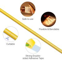 China Customization COB Led Strip Light IP20 8mm 12V24V 320leds Pink for Indoor and Outdoor for sale