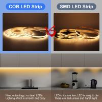 China Customization COB Led Strip Light IP20 8mm 12V24V 320leds Pink for Indoor and Outdoor for sale