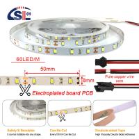 China 8mm10mm 60leds 6500K White Electroplate SMD2835 Led Strip Light for Indoor Decoration for sale