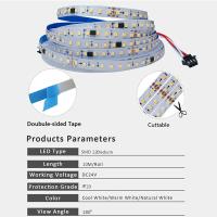 China Running Water Flowing 12v24v 8mm 120leds 3000K-6500K Electroplate SMD2835 Led Strip Light for sale