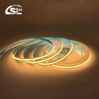 China Waterproof COB Led Strip Light IP20/IP65 8mm 12V24V 320Leds 2700K One Centimeter Cut 3- for sale