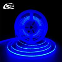 China 320Leds/m 12V24V Blue Flexible Strip Light with Waterproof CE RoHs IP20 Ra90 COB Led for sale