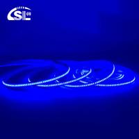 China 320Leds/m 12V24V Blue Flexible Strip Light with Waterproof CE RoHs IP20 Ra90 COB Led for sale