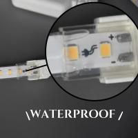 China 110v220v Waterproof 10mm 180leds 6500K Die-Cutting Board SMD2835 LED Strip Light IP67 for sale