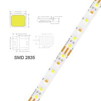 China 5v 8mm 3000K 320leds IP65 Waterproof 1cm one cut COB flexible SMD2835 led strip light for sale
