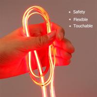 China Hotel COB LED Strip Light 12V 24V 8mm 10mm 480 LEDs Red for Indoor and Outdoor Decor for sale