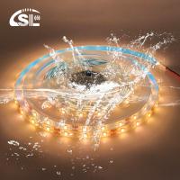 China 5V 8mm 320LEDs 3000K 4000K IP65 1cm One Cut Waterproof Electroplate Flexible COB LED Strip Light for sale