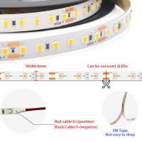 China 12v24v 8mm 6500K White 120leds Electroplate SMD2835 Led Strip Light with CRI Ra 90 for sale