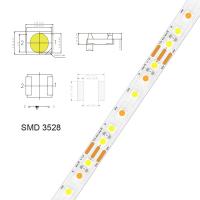 China 3000K 4000K 5V 8mm 120leds IP65 Waterproof SMD2835 LED Strip Light with IP65 Rating for sale